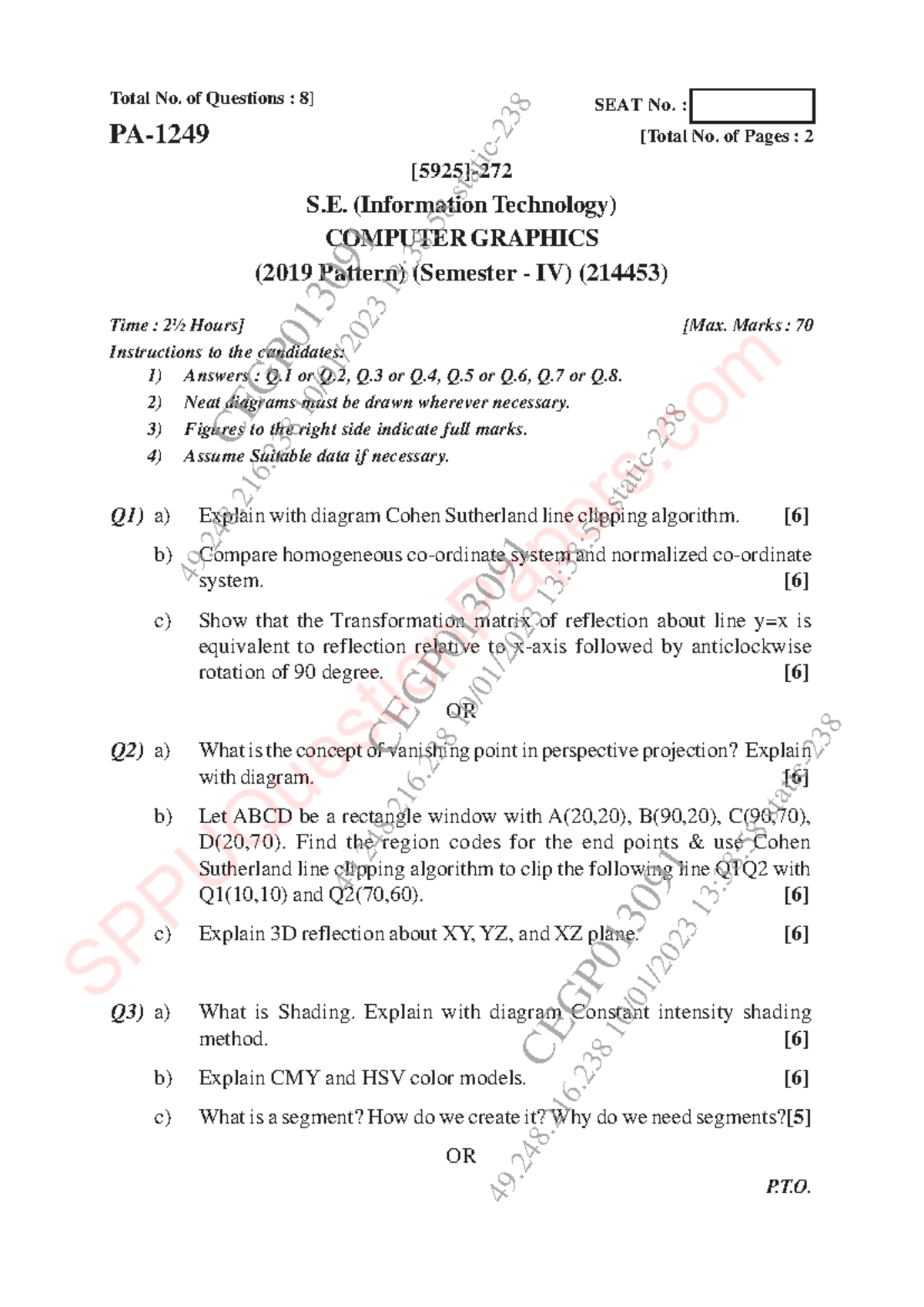 Be information-technology-engineering semester-4 2022 november computer ...