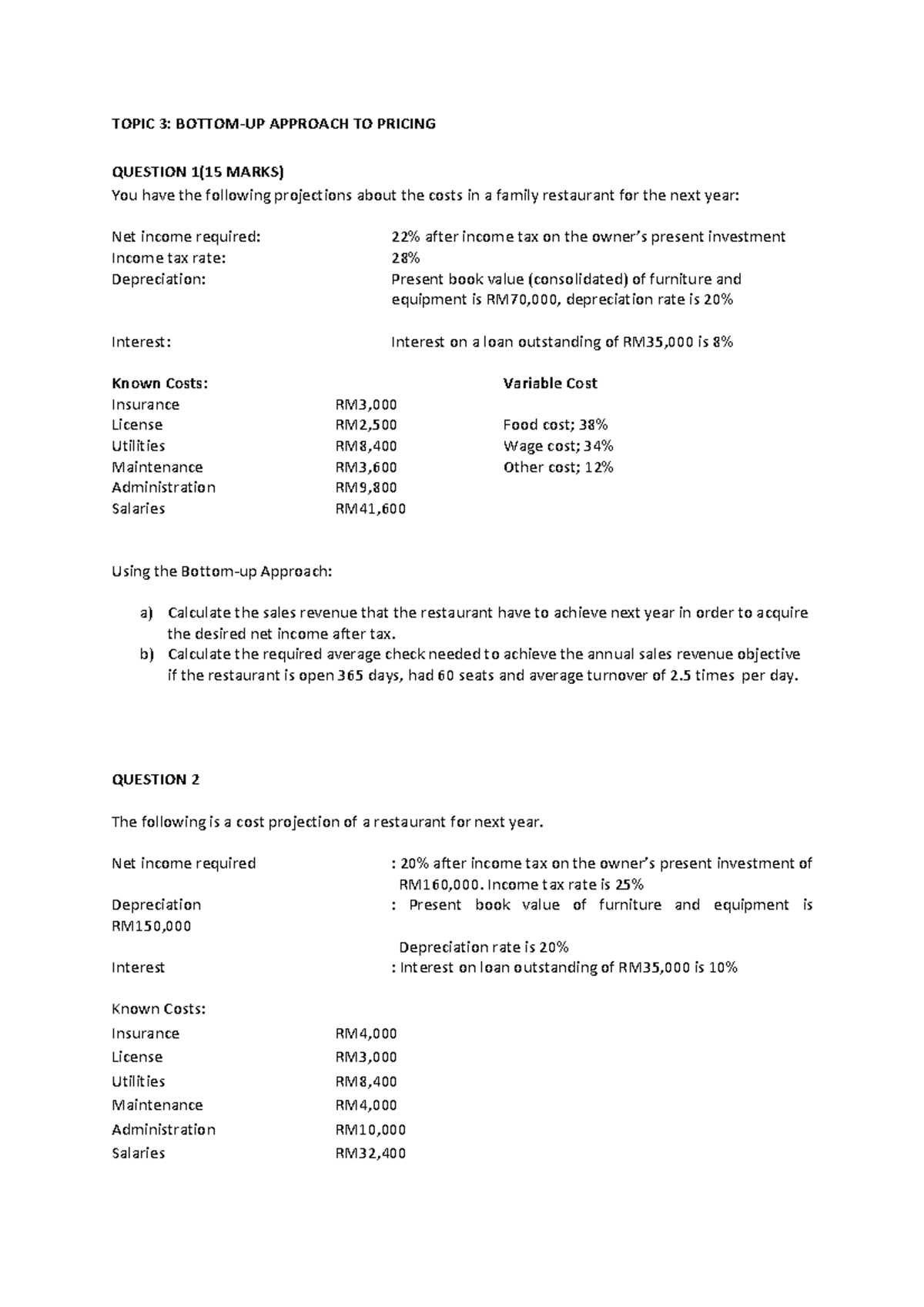 Topic 3 Exercise 1-Bottom up Approach revised 2023 - TOPIC 3: BOTTOM-UP ...