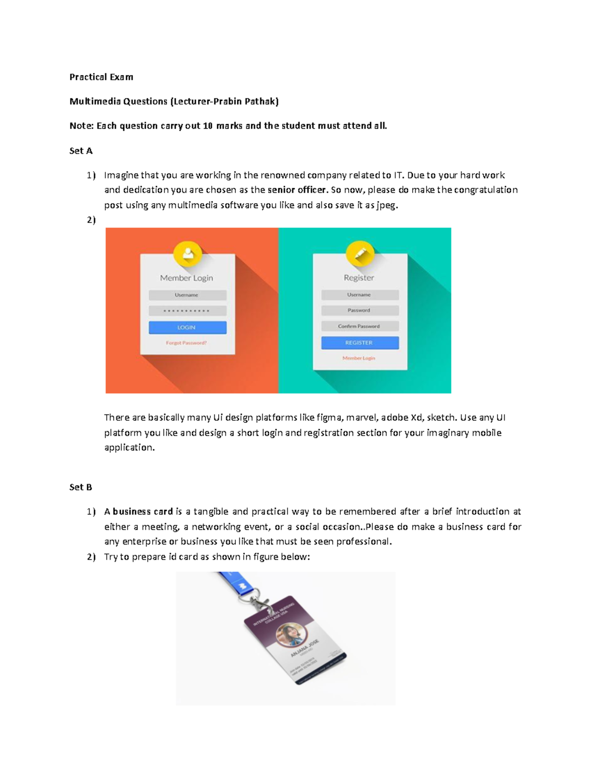 CSIT5th sem practical for multimedia - Practical Exam Multimedia ...