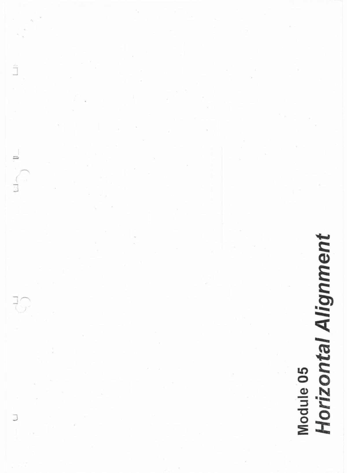 1 - Horizontal Alignment - S062EPT - Studocu