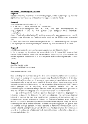 Voorbeeld van een juridisch advies week 4 - Copy - Voorbeeld van een ...