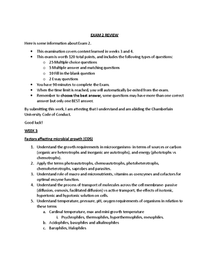 Exam 1 test review - BIO- LECTURE EXAM-1 REVIEW CHAPTER 1 THE SCOPE OF ...