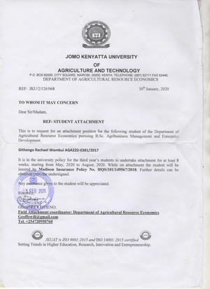 Students Logbook 2019-2 - THE CO-OPERATIVE UNIVERSITY OF KENYA DEGREE ...