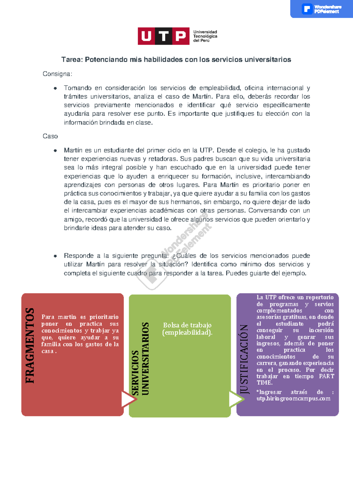 IVU Actividad 3 - quiero urgente - Tarea: Potenciando mis habilidades con los servicios - Studocu