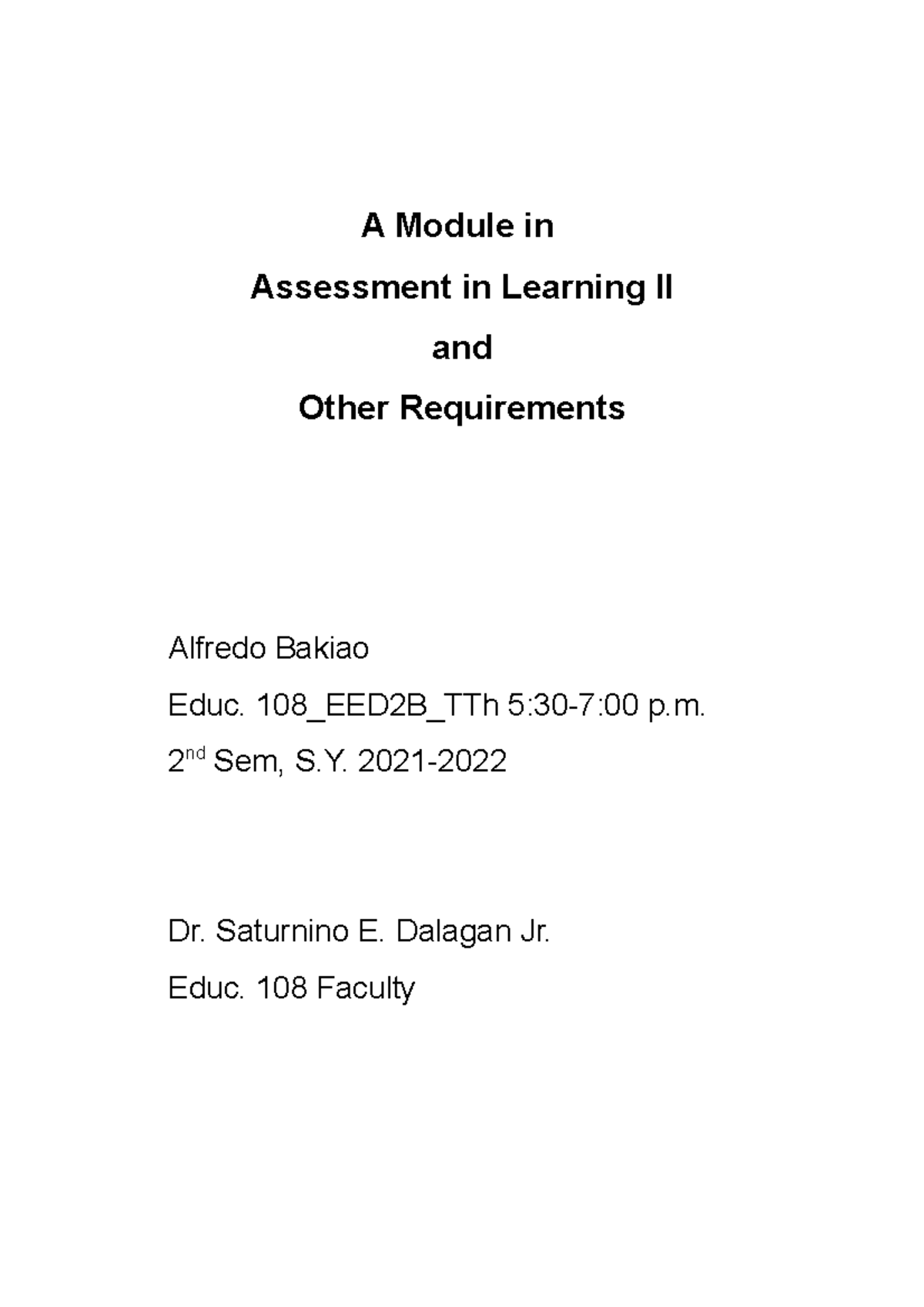 A Module in - Useful for every student aspiring to have higher grades ...