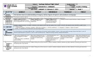 ENG6-Q3- Module 2 - English Quarter 3 – Module 2 Evaluate Narratives Based on How the Author ...