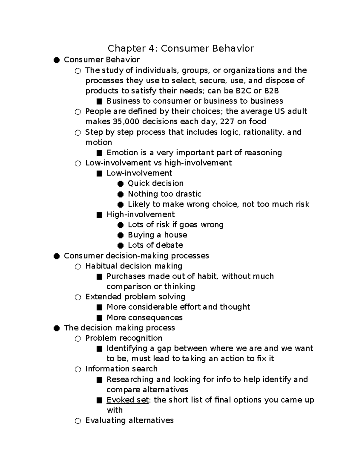 Marketing Test 2 - Principles test 2- Lisa Pampenfus - Chapter 4 ...