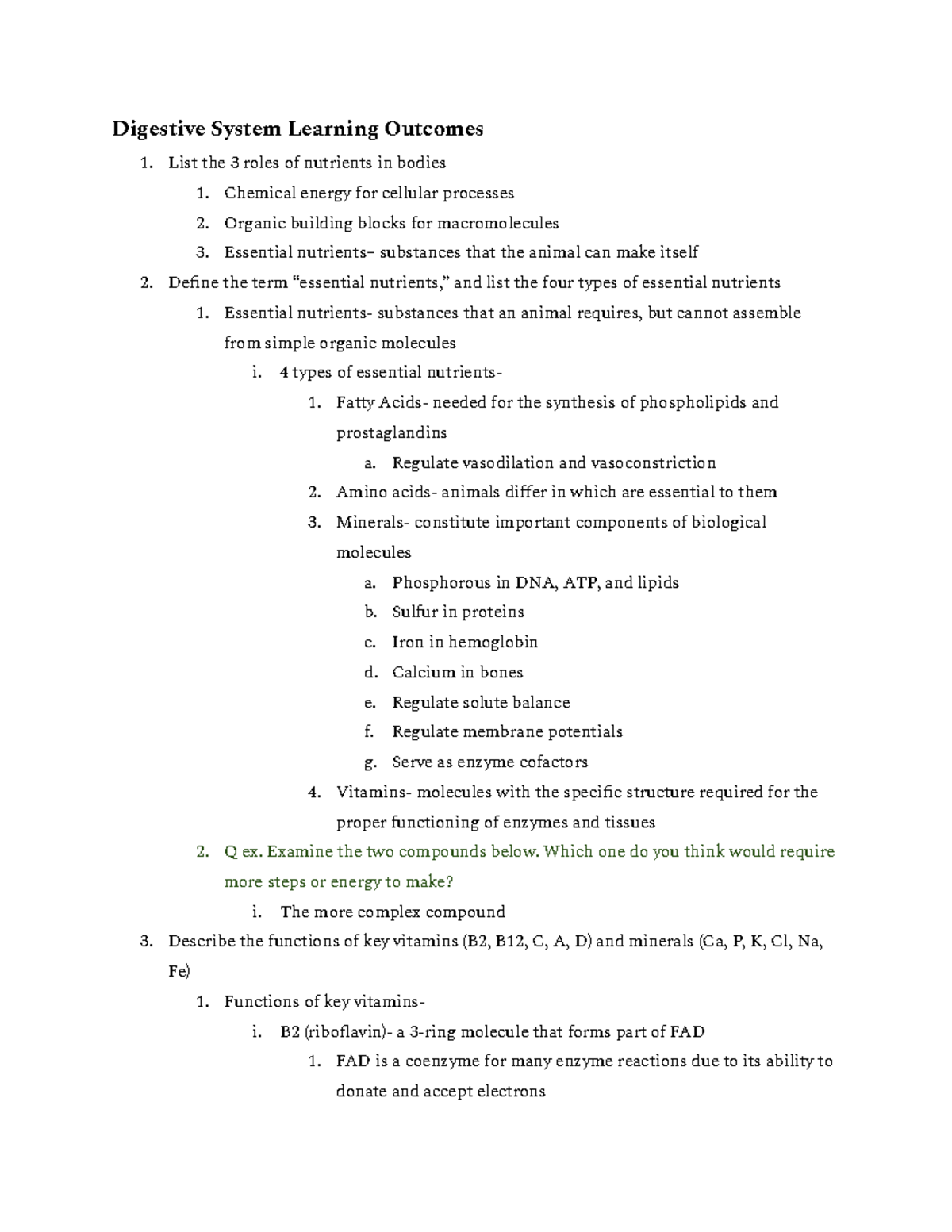 Biol 242 Exam #3 Lo's P4 - Notes for one section of the third exam ...