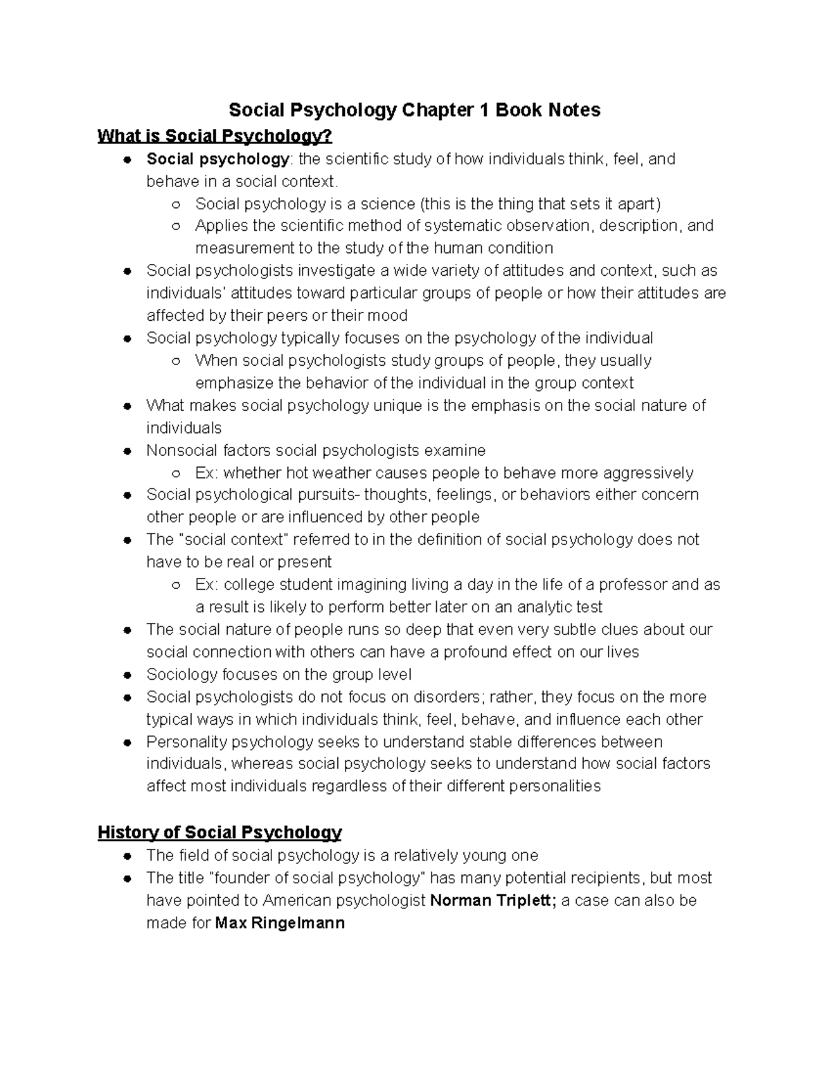 Social Psychology Ch 1 Notes Social Psychology Chapter 1 Book Notes social-psychology-ch-1-notes-social-psychology-chapter-1-book-notes