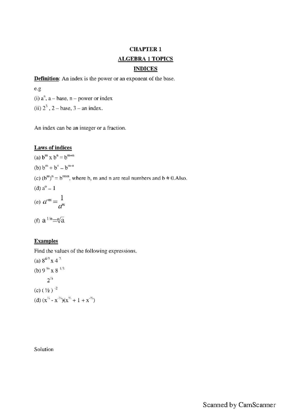 S5 Maths 1 Notes 2020 - Network Engineering - UZ - Studocu