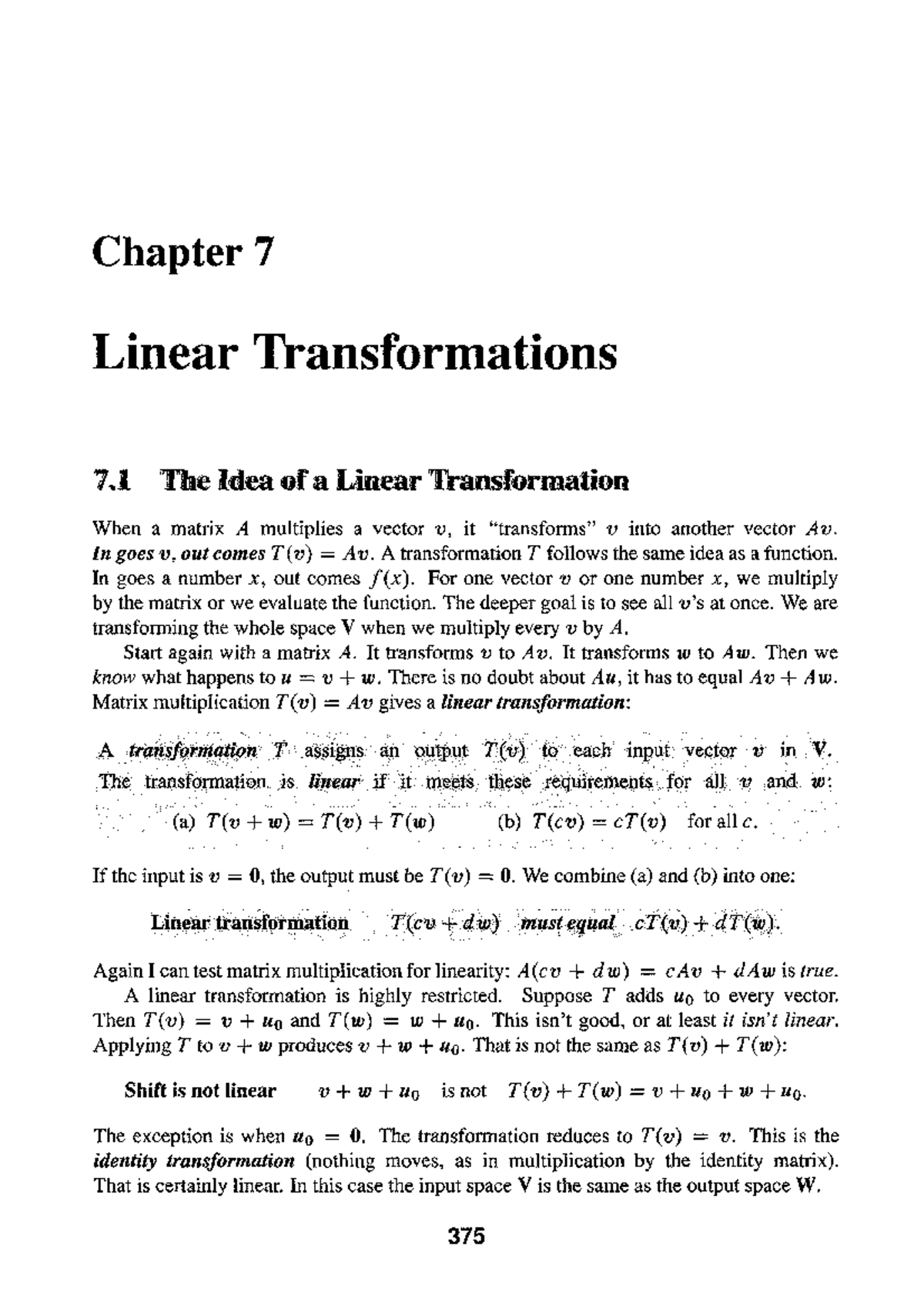 -Gilbert Strang- Introduction to Linear Algebra - 18. 06 - MIT - Studocu