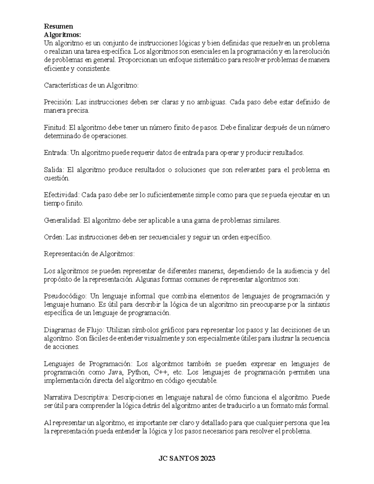 Teoria DE Introducción A LA Programación III Parcial - Informatica ...