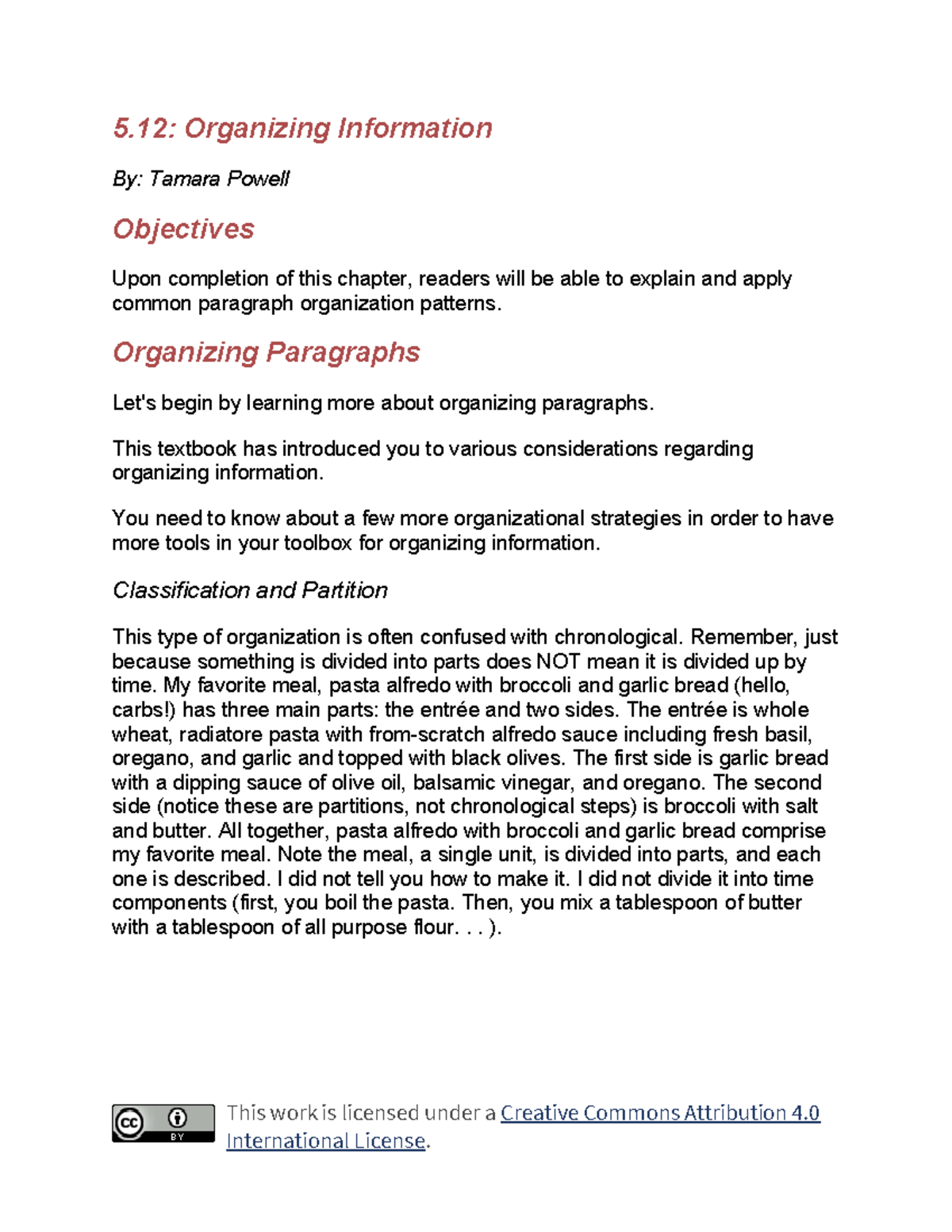 OTC-Ch5 - Lecture Summary - This work is licensed under a Creative ...