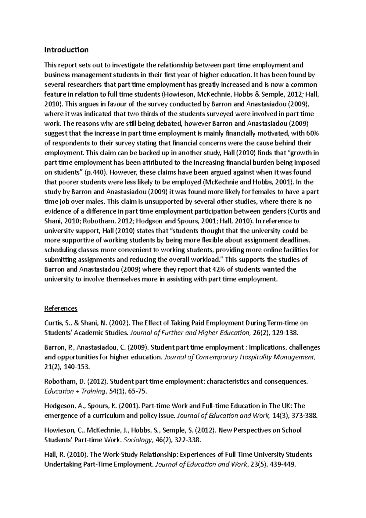 RSS Intro - Lecture notes 1 - Introduction This report sets out to ...