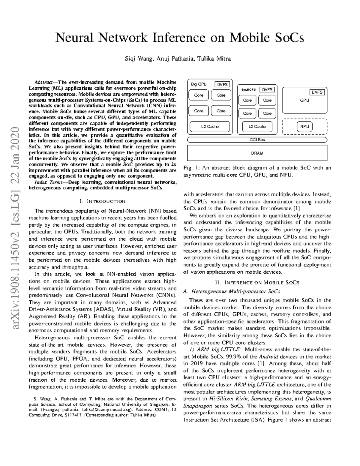 Neural Network Inference On Mobile So Cs Neural Network Inference On