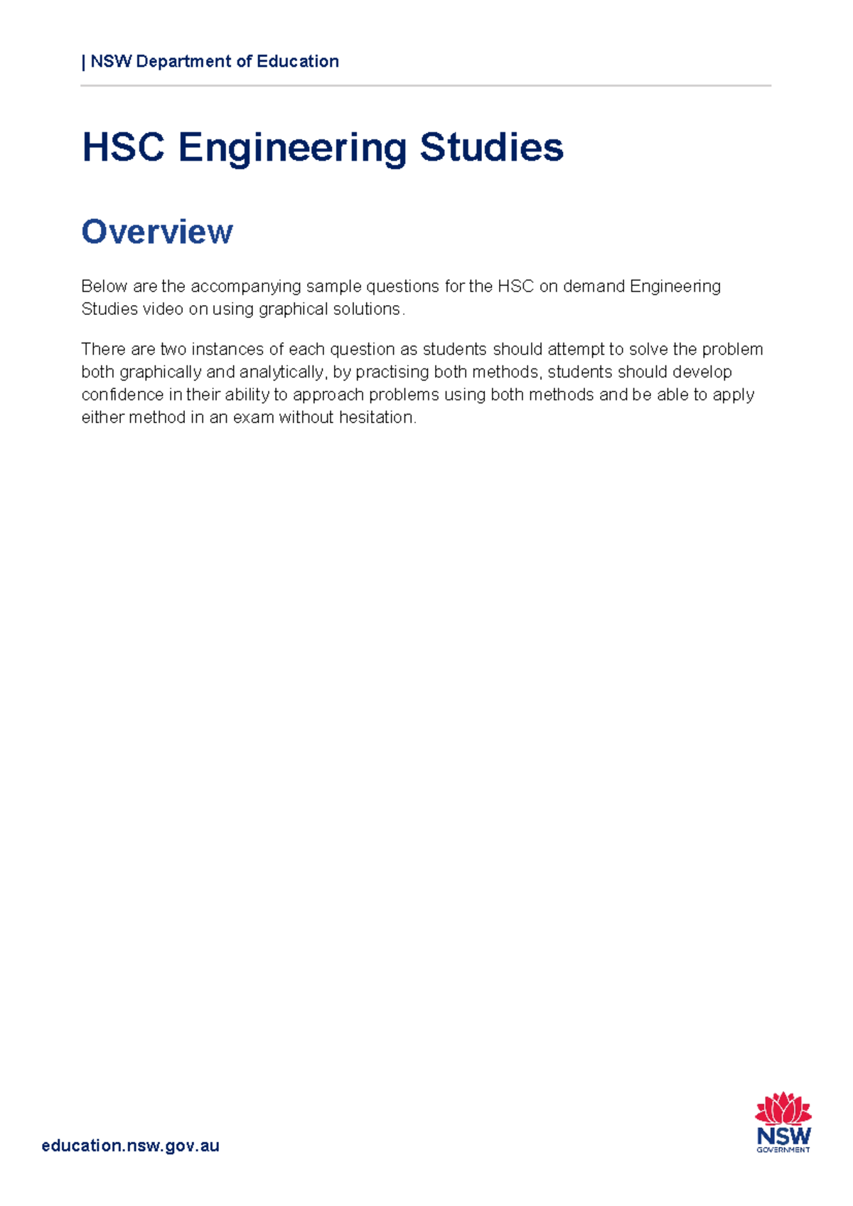 Tas engineering studies mechanics s6 workbook - | NSW Department of ...