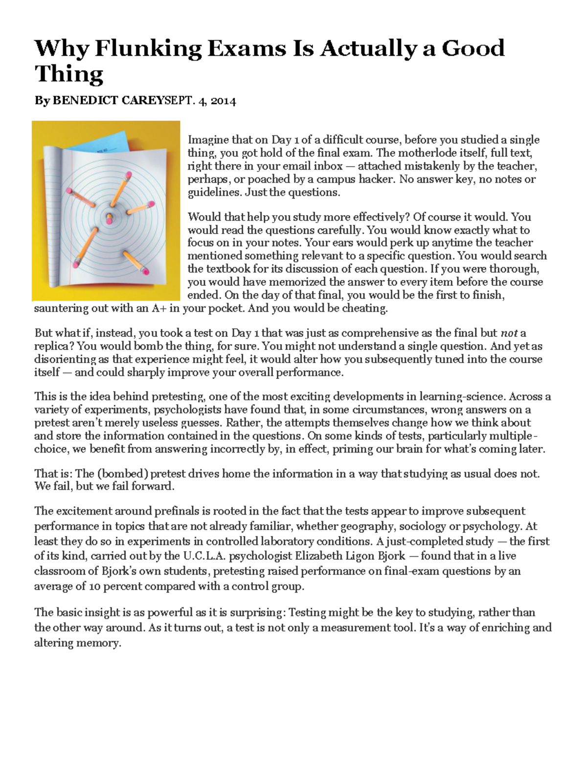 Why Flunking Exams Is Actually a Good Thing version Final-1 - Why ...