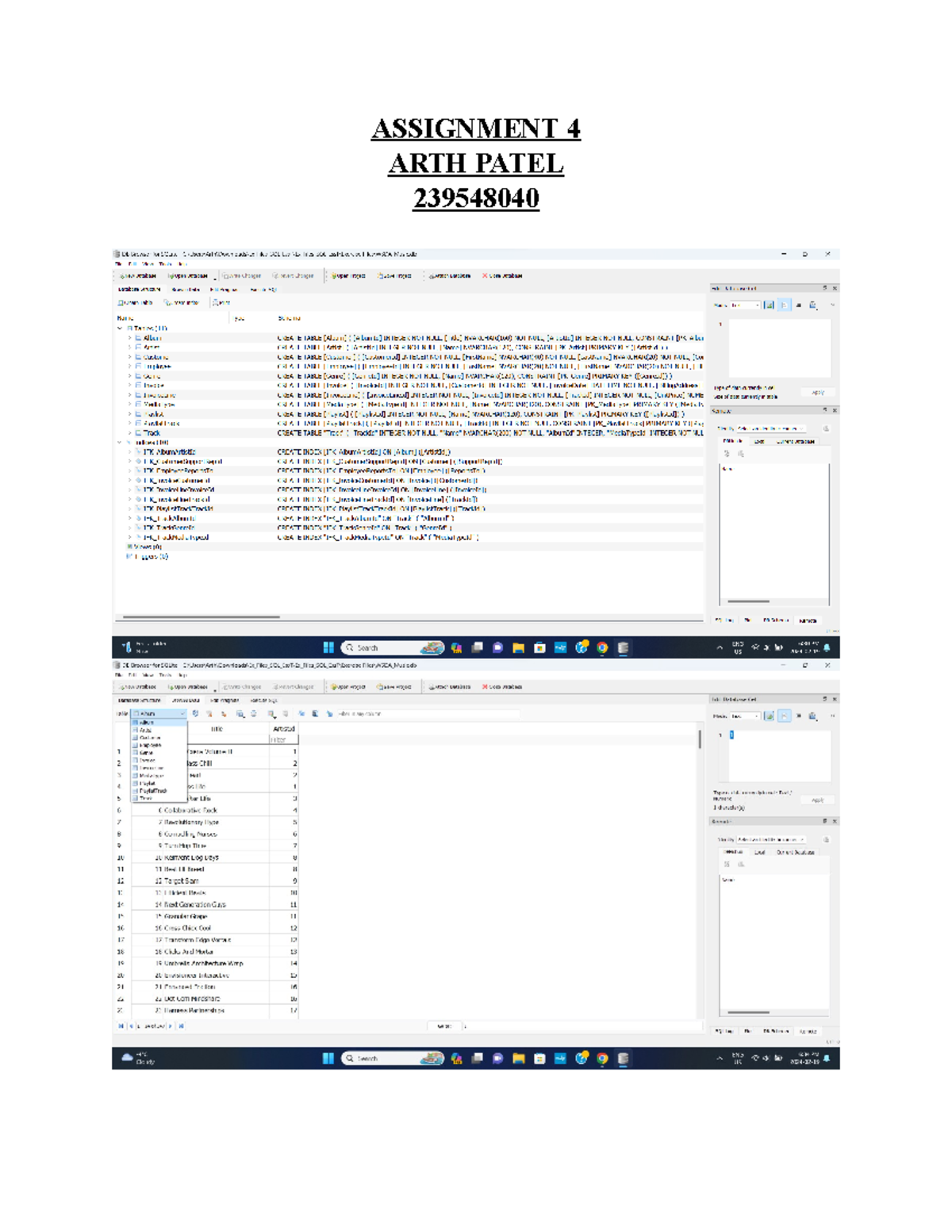 Assignment 4 - szv - cosc1701 - ASSIGNMENT 4 ARTH PATEL - Studocu