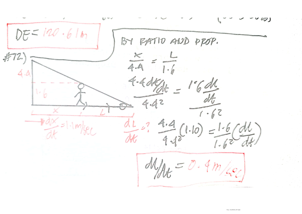 27 - MATHEMATICS - BS in Civil Engineering - RATIO AND PROP. x L 4 4 1 ...