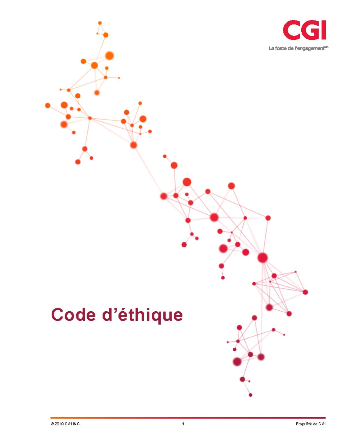 Code of ethics 2019 fr - Code d’éthique Code d’éthique 1 Code d'éthique ...