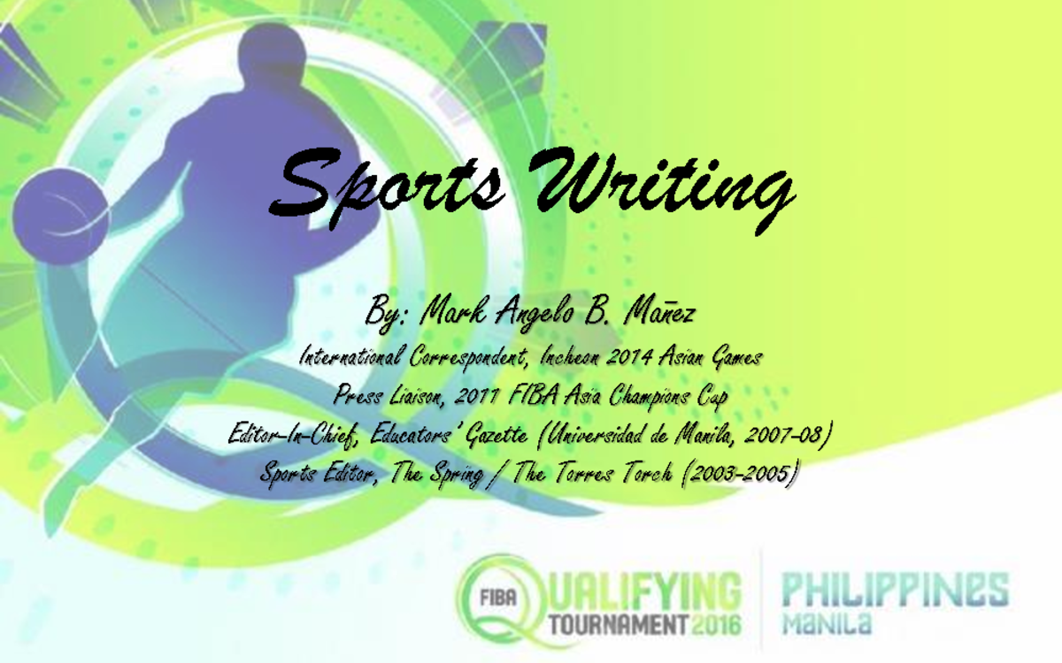 Sports Writing: Everything that you need to know - Sports Writing By ...