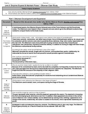 Unit 2 Topic 2.2 The Mongol Empire - Name: Sayyed Faisal Date: 09/22 ...