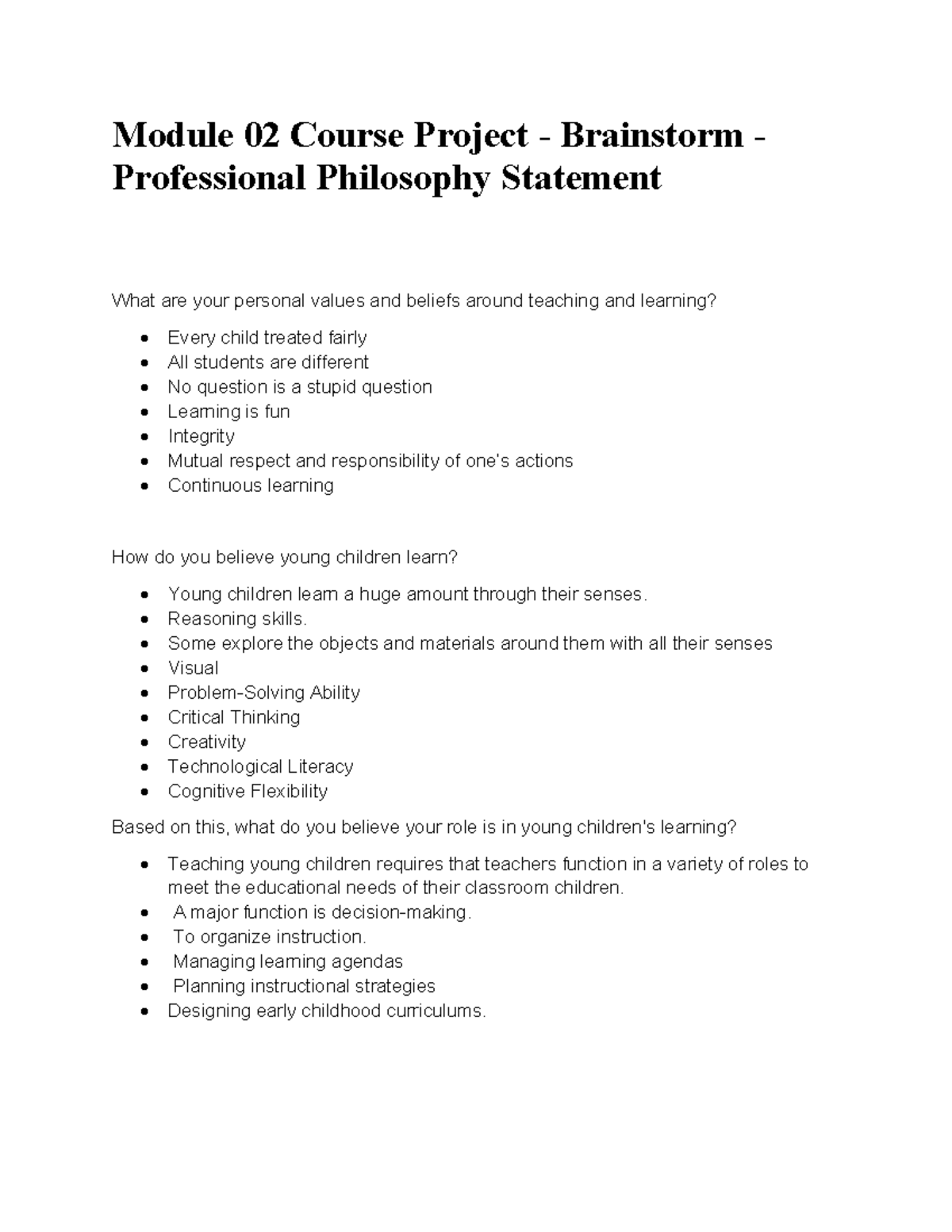 Project brainstorming - Module 02 Course Project - Brainstorm ...