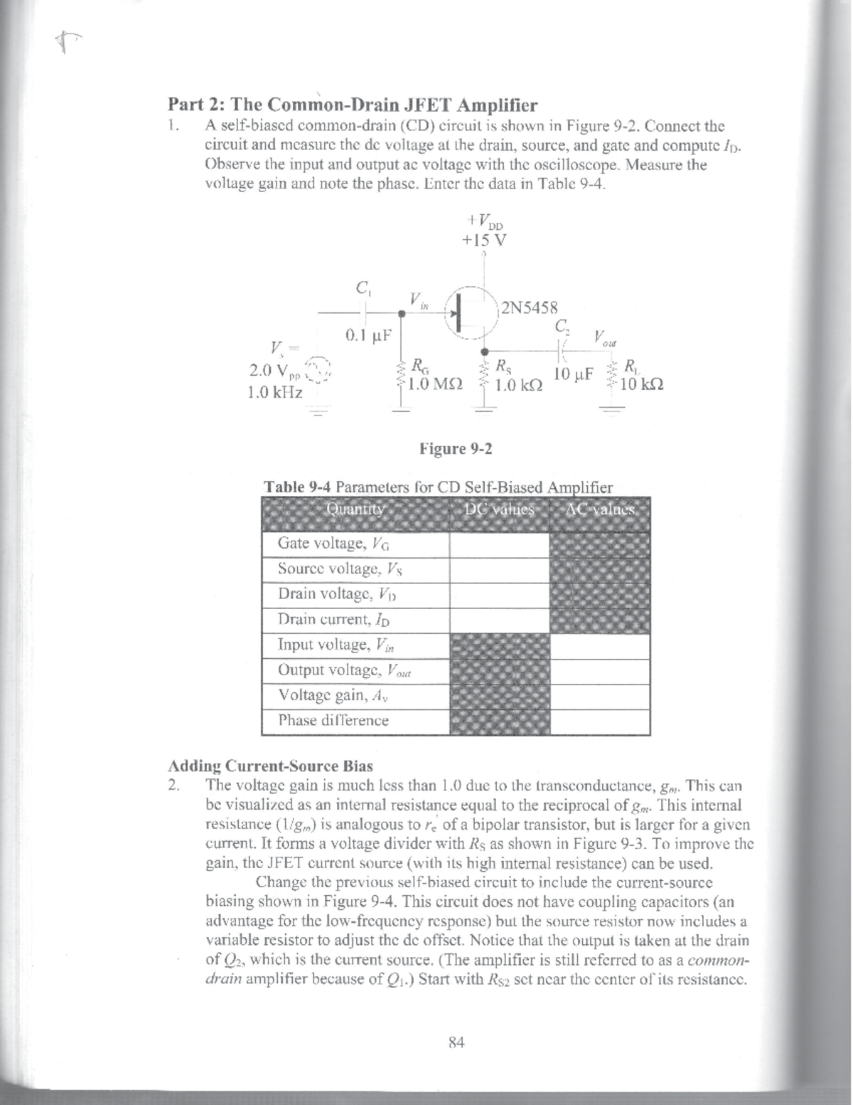 Lab 8 Amplifier and oscillator - mechanics of materials - Studocu