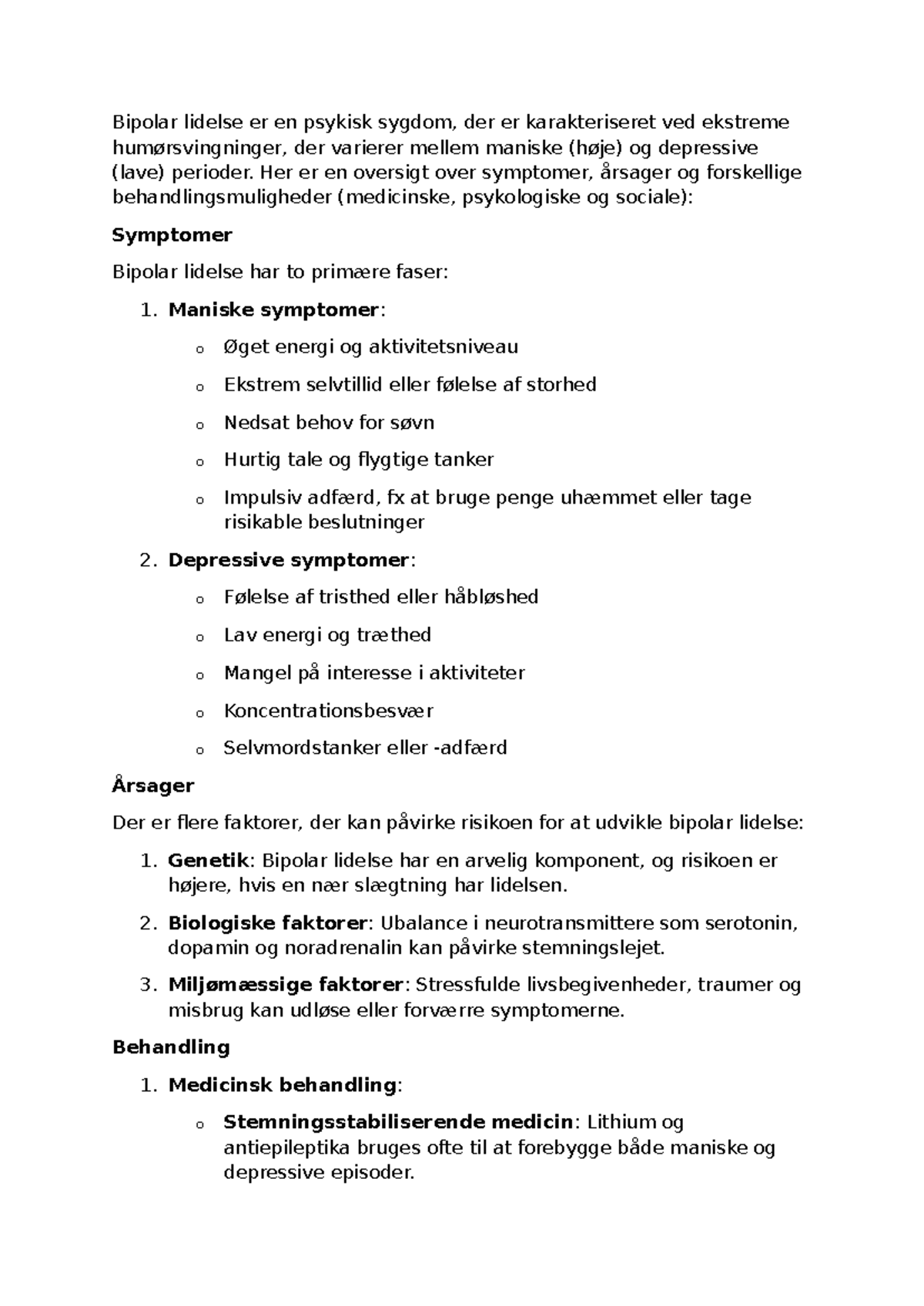 Bipolar lidelse er en psykisk sygdom - Her er en oversigt over symptomer, årsager og forskellige ...