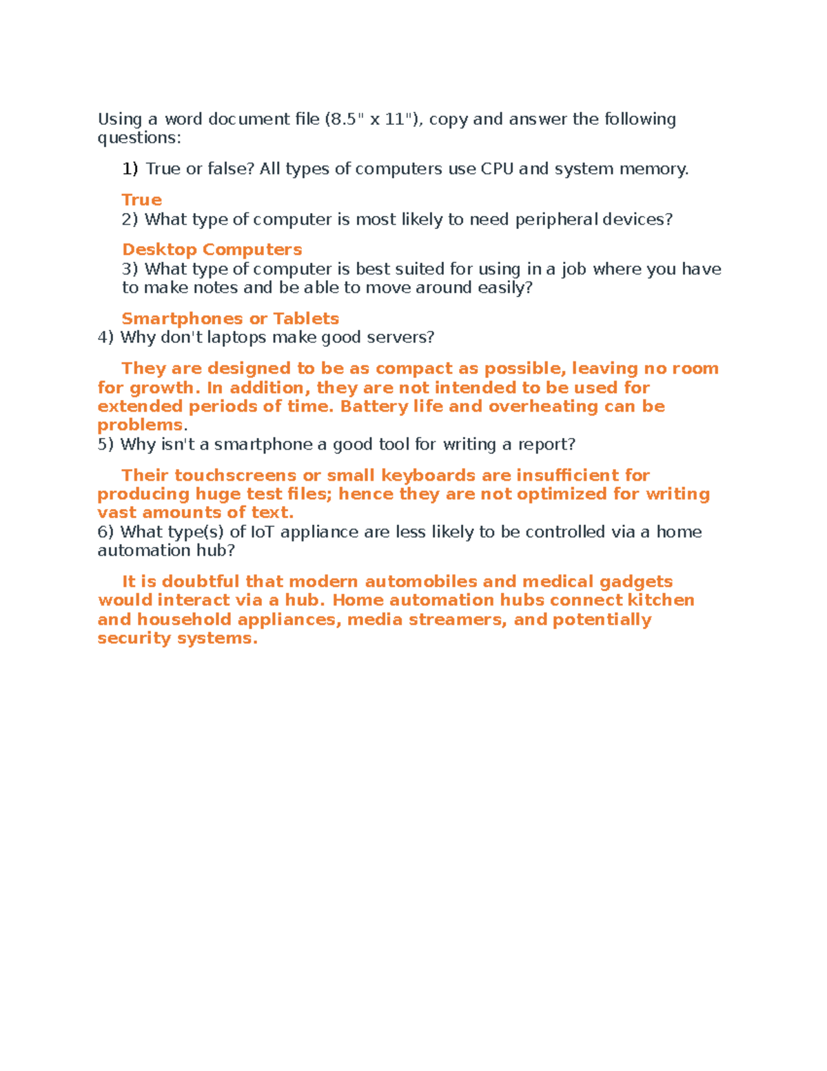 Assignment # 1 - jbu8n - Using a word document file (8" x 11"), copy ...