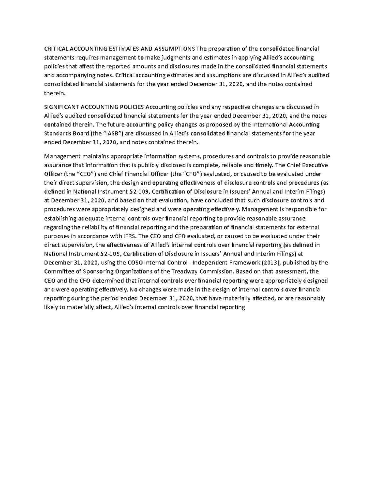 Upload 100 - Lecture notes 2-4 - CRITICAL ACCOUNTING ESTIMATES AND ...