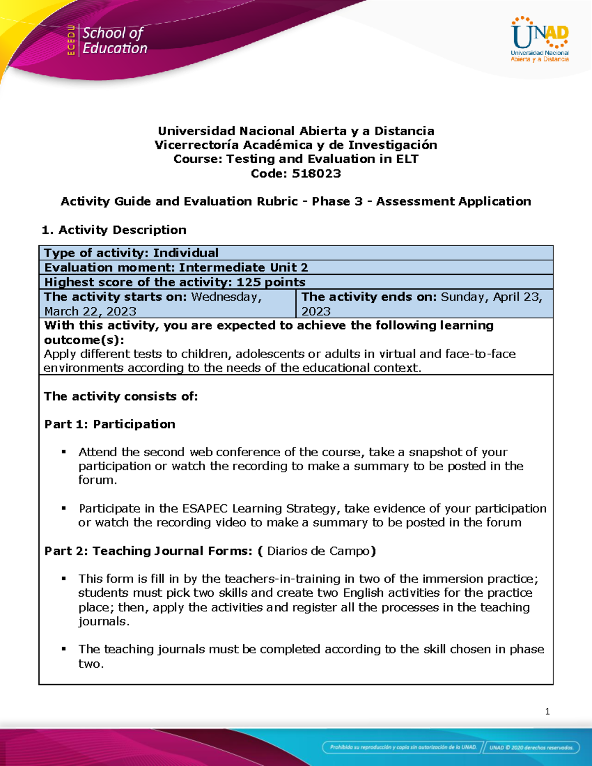 Activity Guide and Evaluation Rubric - Unit 2 - Phase 3 - Assessment ...