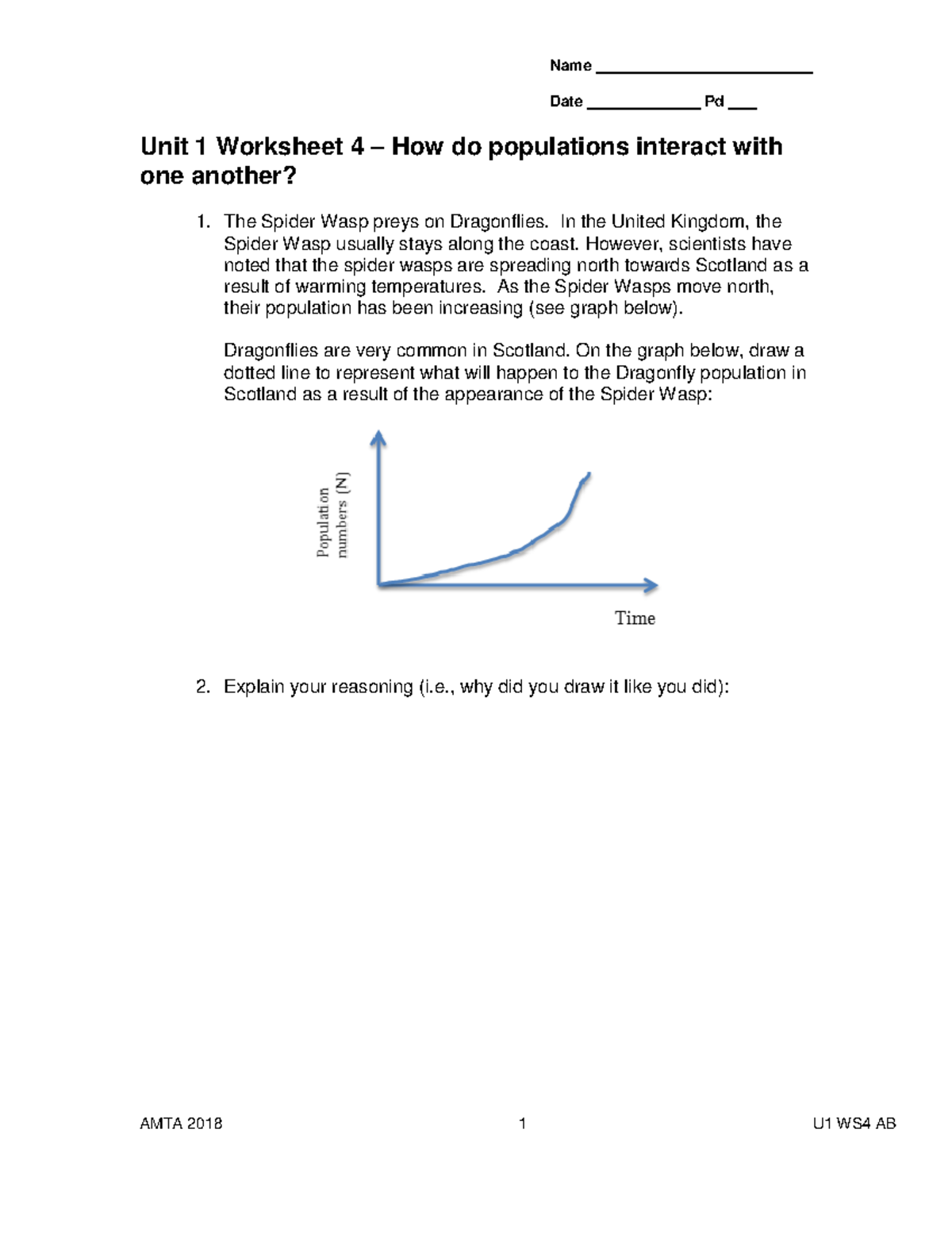 Gabrielle Favalora - 05 WKSH#4 Pops Interact - Name ______ Date Pd AMTA ...