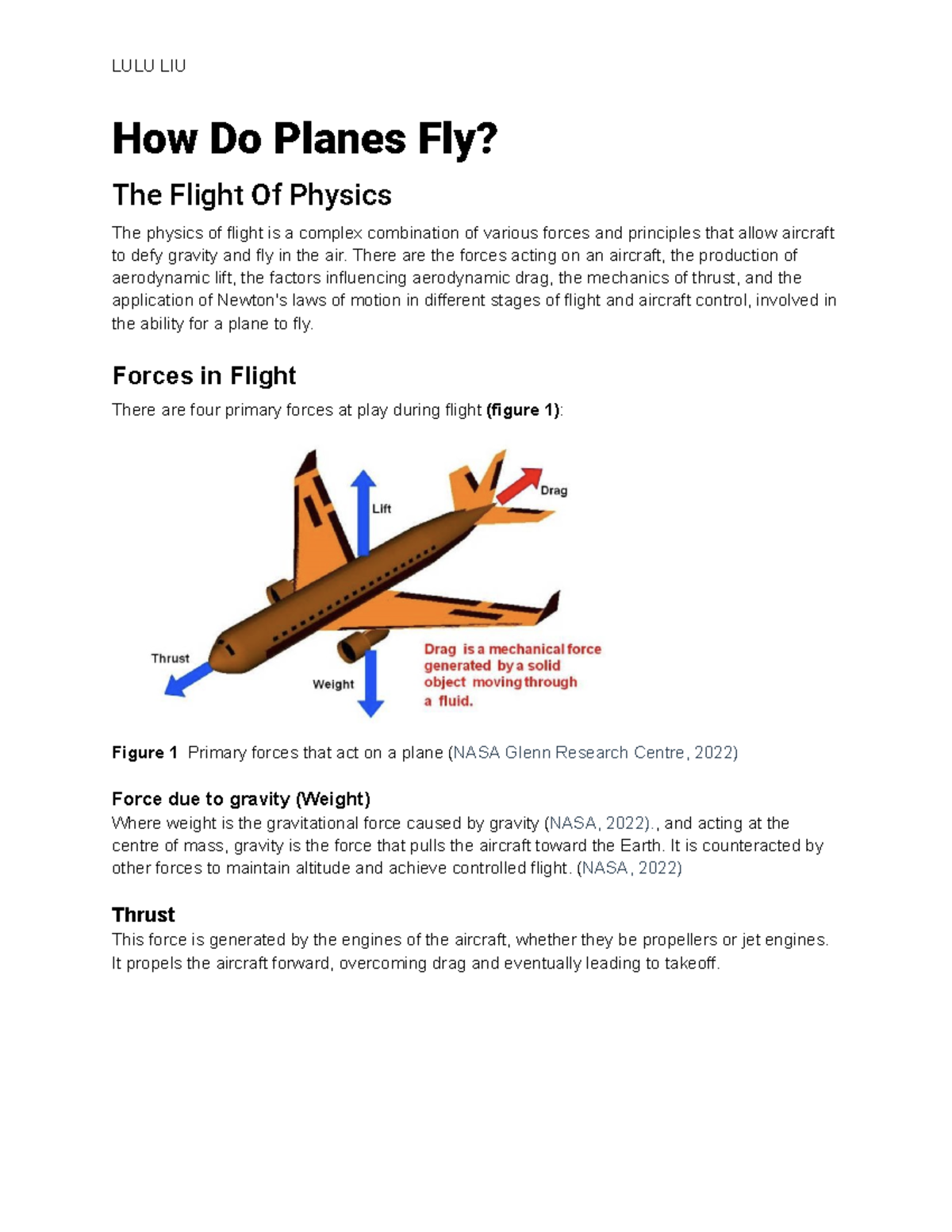 How Do Planes Fly (3) - year 11 physics - How Do Planes Fly? The Flight ...