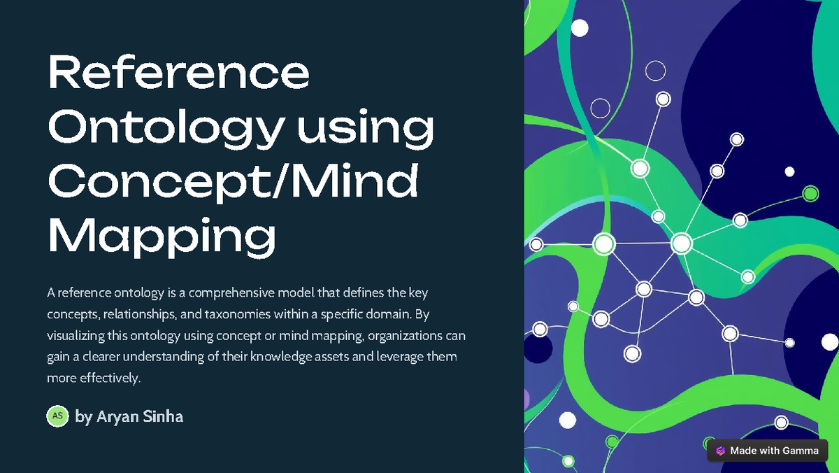 Reference Ontology using Concept Mind Mapping - Reference Ontology using Concept/Mind Mapping A ...