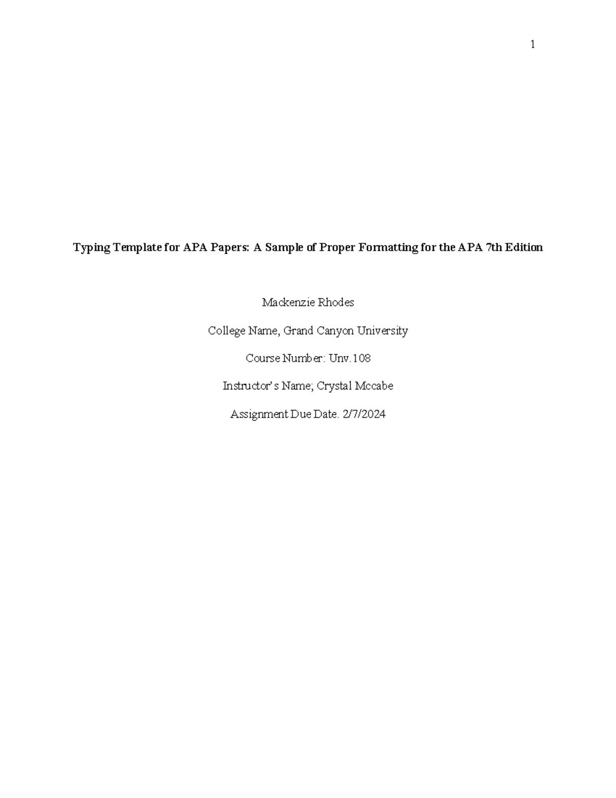 UNV-108 T3-Essay Template Academic Integrity (3) - Typing Template for ...