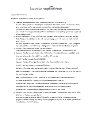 ACC 340 Module One Homework - Module One Homework Find an article ...