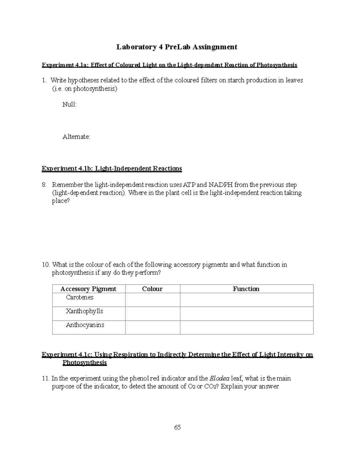 Laboratory 4 Pre Lab W21 - Laboratory 4 PreLab Assingnment Experiment 4 ...