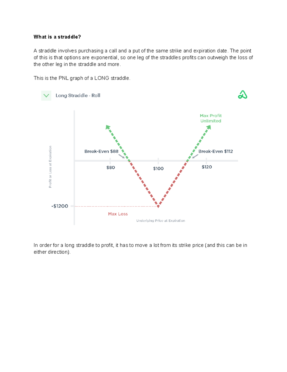 Options Straddles Using 0x Remington Indicators - Nado - What is a ...