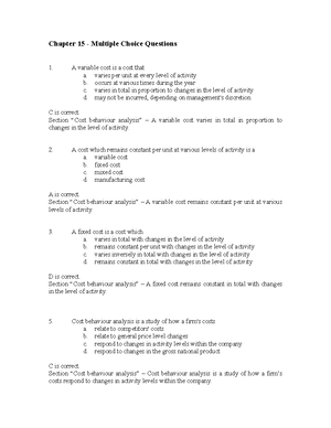 Accounting Past questions - Introduction to Financial Accounting - Studocu