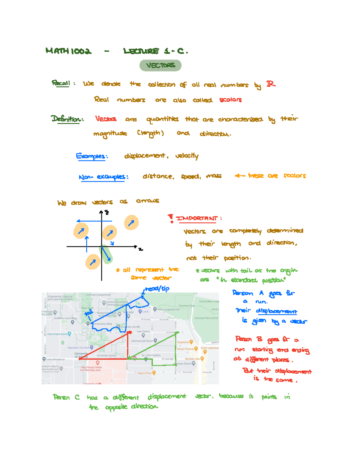 Lecture 1-C-full - Great information - MATH1002 - Studocu
