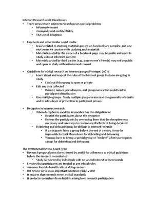 Ch 10 Complex Experimental Design - 11/30/ Psyc 220 Chapter 10: Complex ...