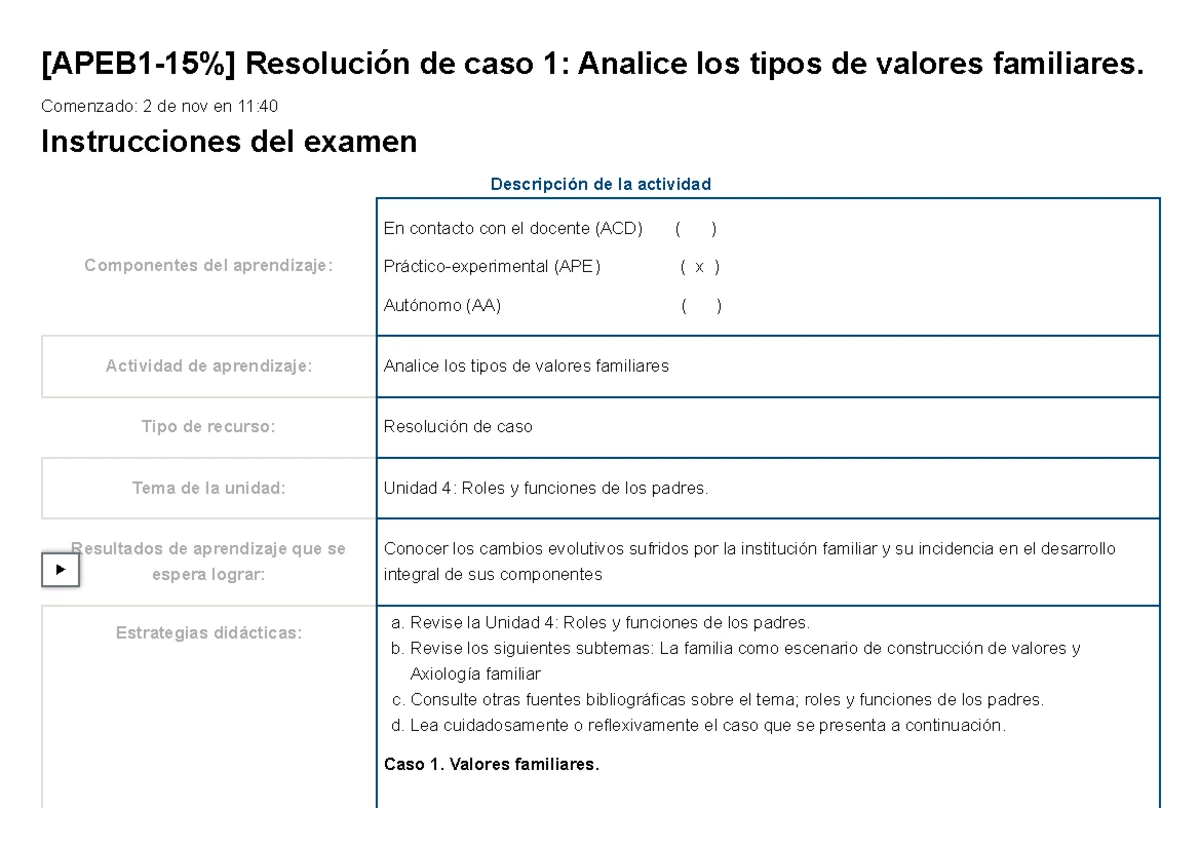 CASO Practico II B -2 - fklrtohn - 1 ACTIVIDAD PRÀCTICO EXPERIMENTAL RESOLUCIÓN DE PROBLEMAS ...