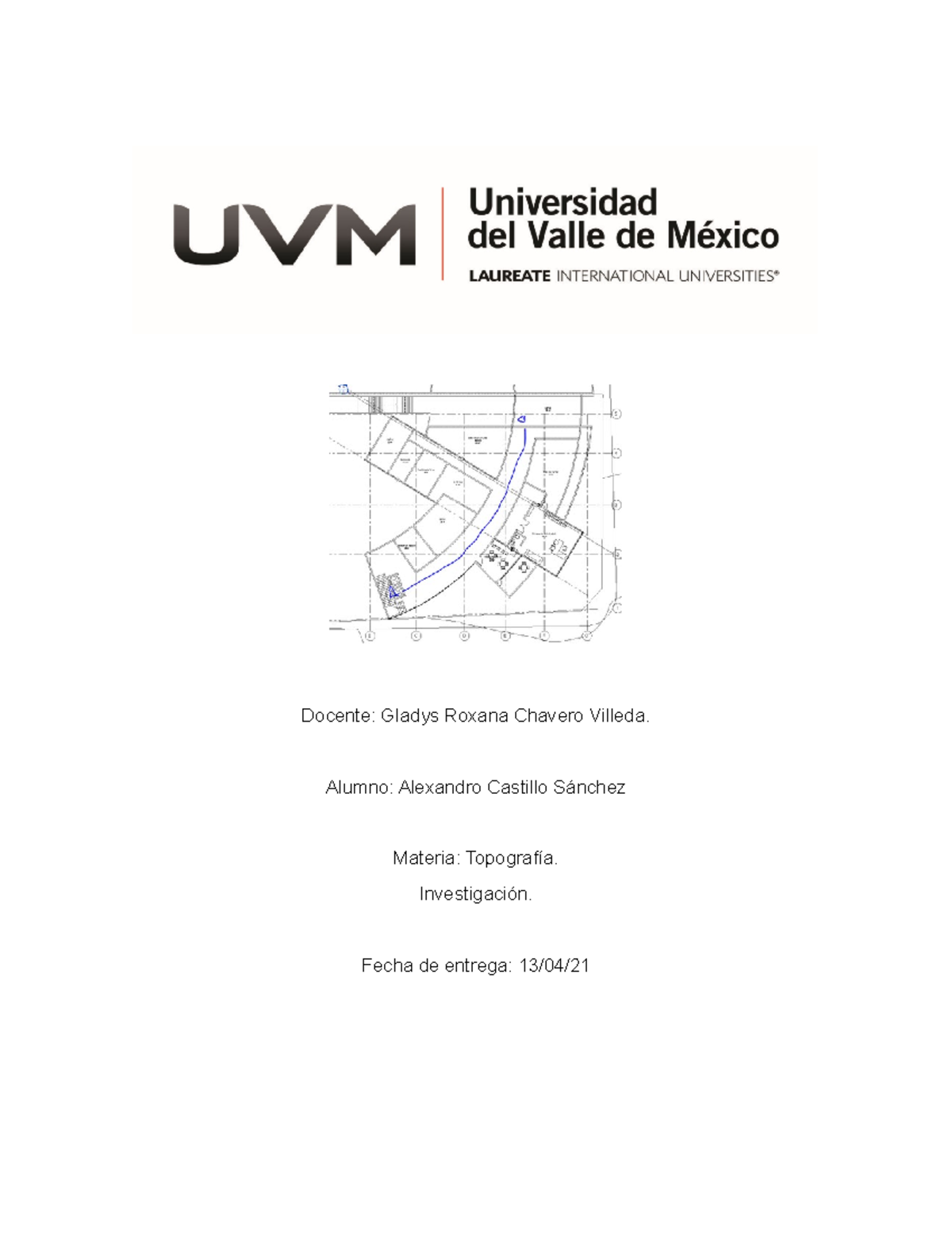 Replanteo muros curvos - Docente: Gladys Roxana Chavero Villeda. Alumno ...