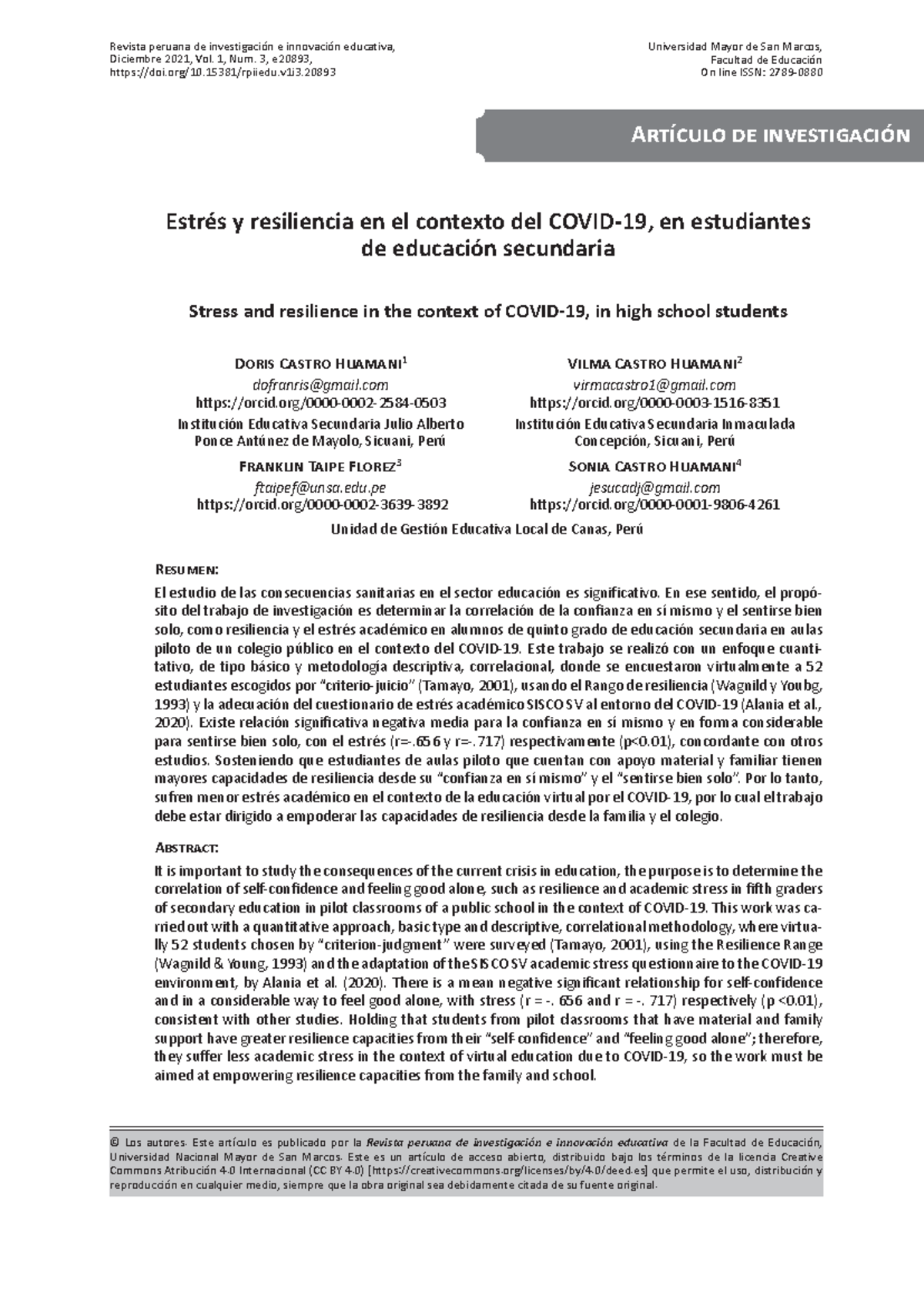 75629 - sadasdas - © Los autores. Este artículo es publicado por la ...