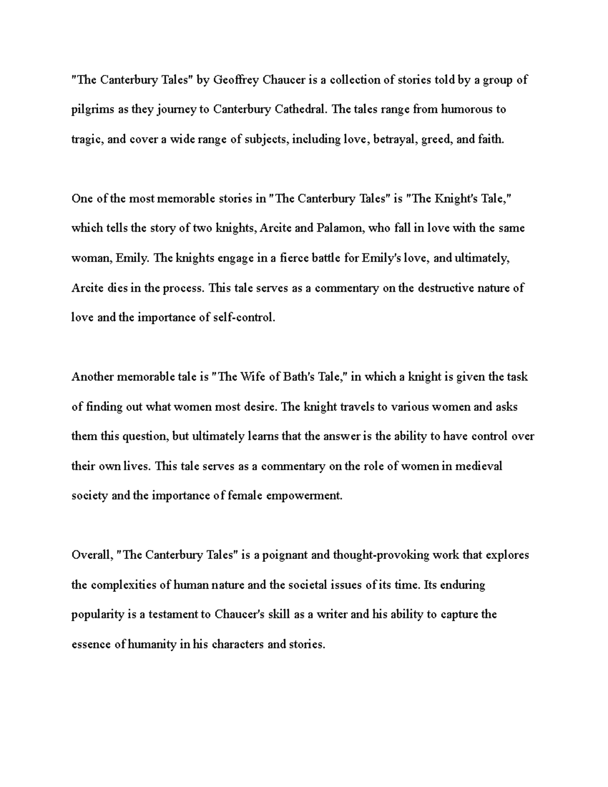 The Canterbury Tales by Geoffrey Chaucer - "The Canterbury Tales" by ...