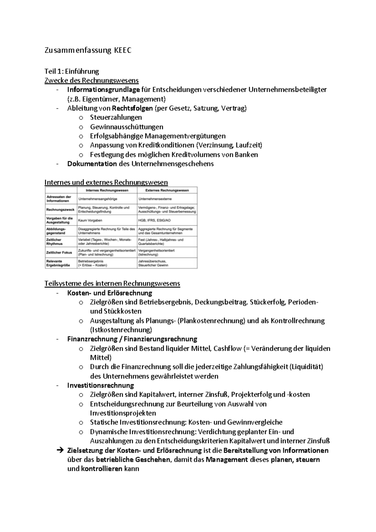 Zusammenfassung KEEC - Warning: TT: undefined function: 32 Zusammenfassung KEEC Teil 1 ...