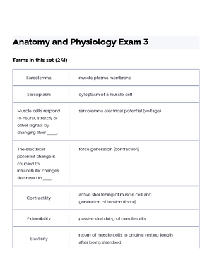 Ch. 1-5 Anatomy and Physiology Flashcards Quizlet - Ch. 1-5 Anatomy and ...