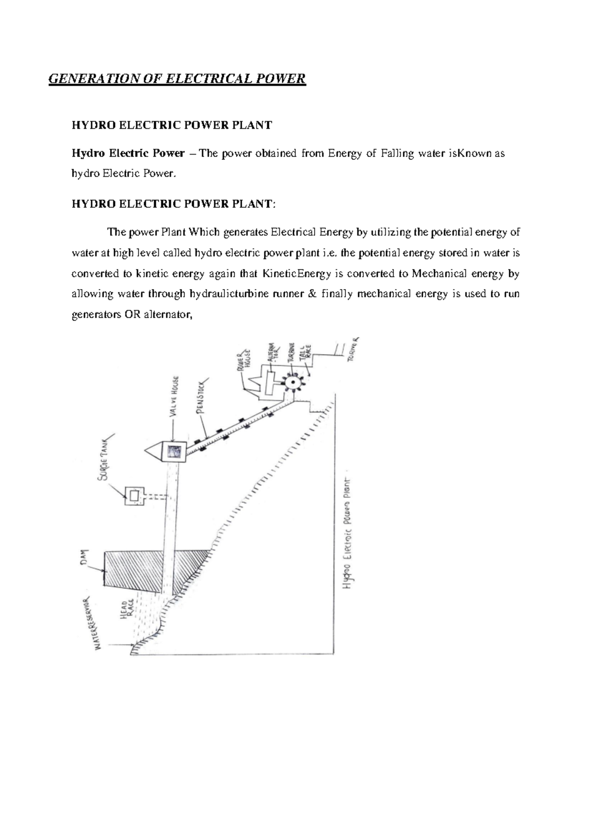 Basic Electrical Part 11- Generation of Power Plants - GENERATION OF ...