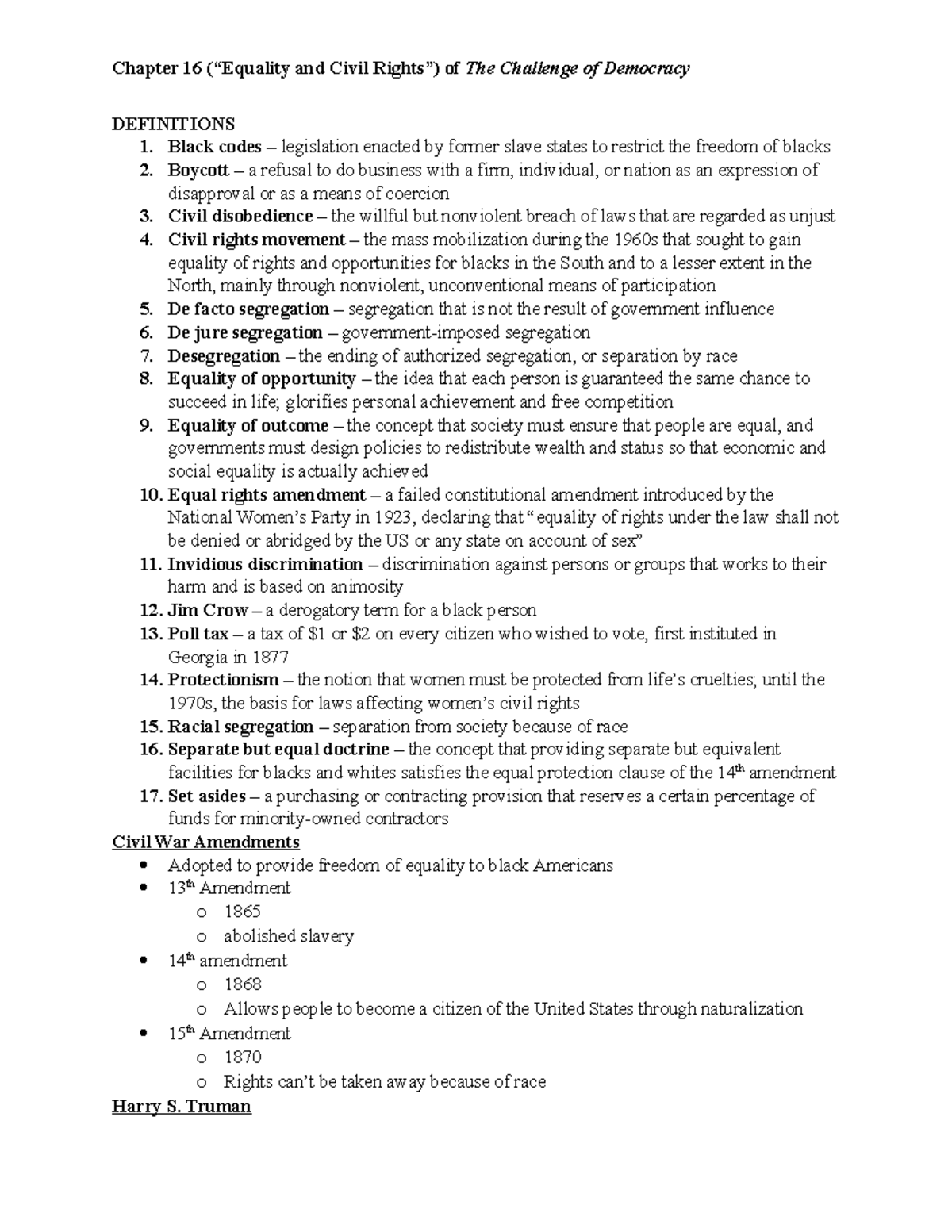 Chapter 16 equality and civil rights - Chapter 16 (“Equality and Civil ...